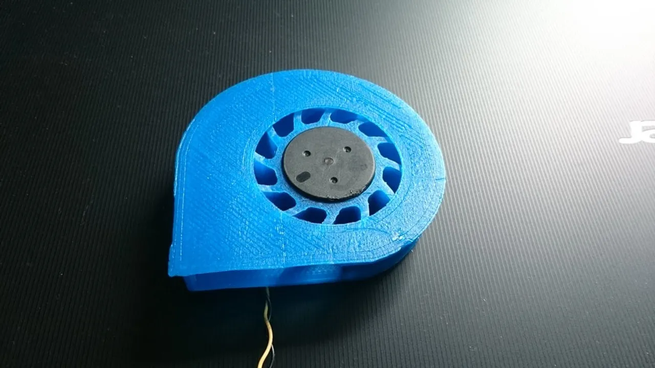 conversion axial fan for radial fan by Dionarap | Download free STL ...
