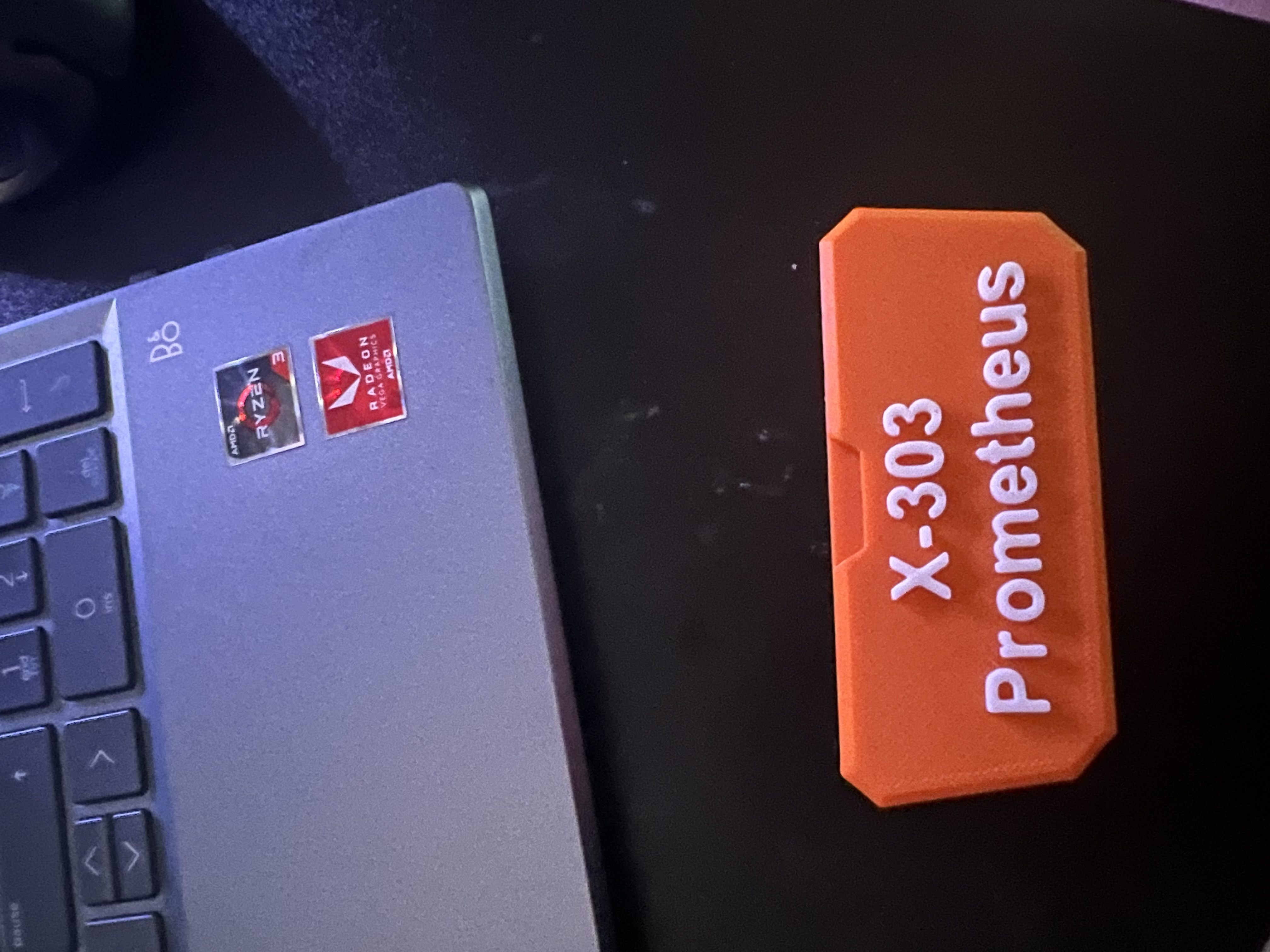 X-303 Prometheus name plate to go with the stand. by 3D geek | Download ...