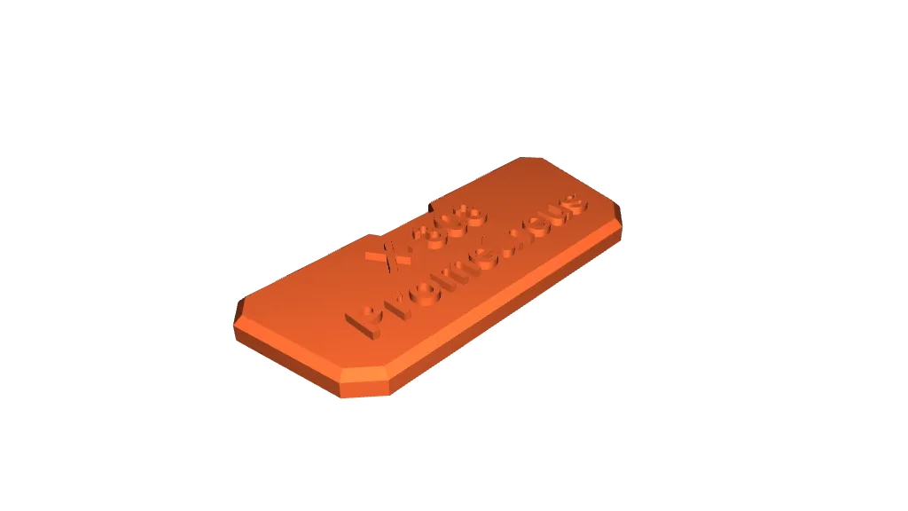 X-303 Prometheus name plate to go with the stand. by 3D geek | Download ...