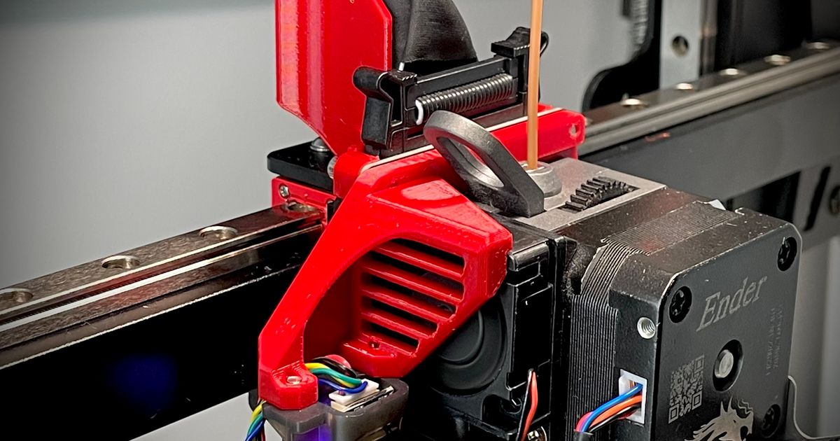 X45 Sprite CR Touch Probe Zero Y-Offset Mount v1.1 (Ender-3 S1 Pro and similar) by KYZ Design ...