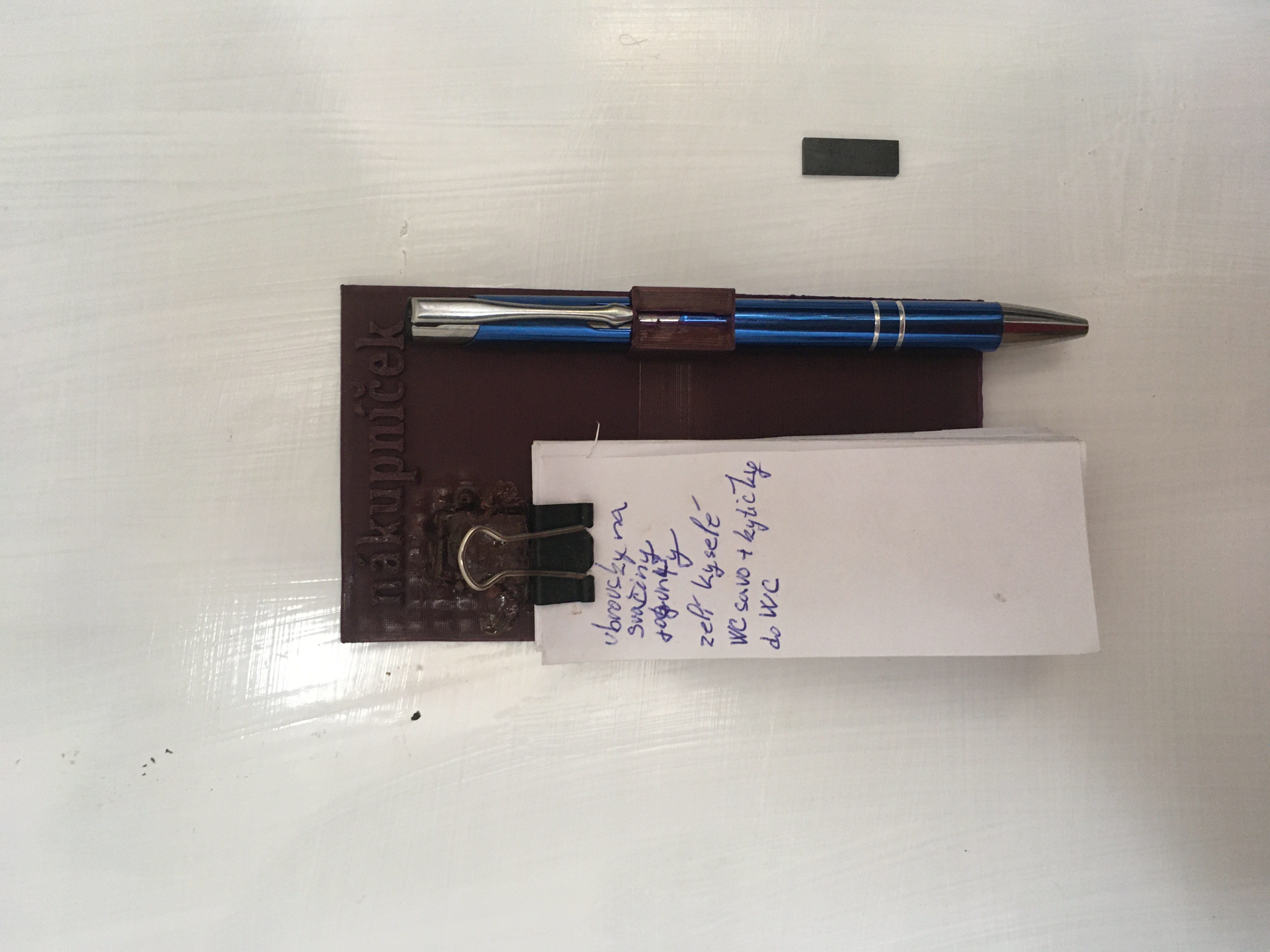 shopping list holder by mb3dcz | Download free STL model | Printables.com