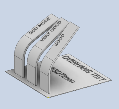 OVERHANG TEST V2 by 3DTimon | Download free STL model | Printables.com