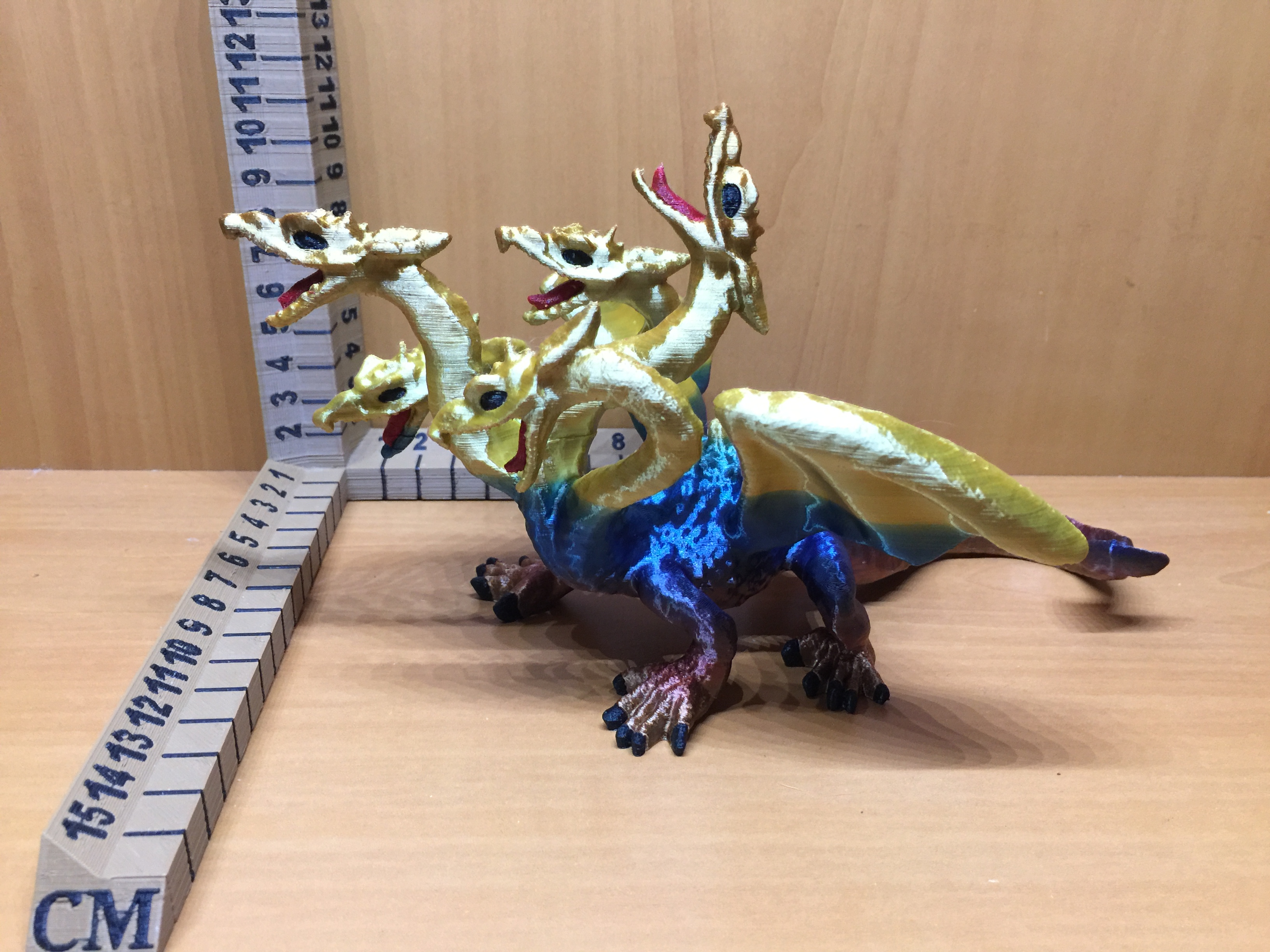 Five Headed Dragon by StarLabs3D | Download free STL model | Printables.com