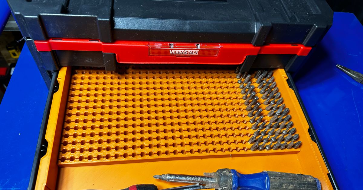 screw driver bit holder for versastack drawer by Chris Giesen ...