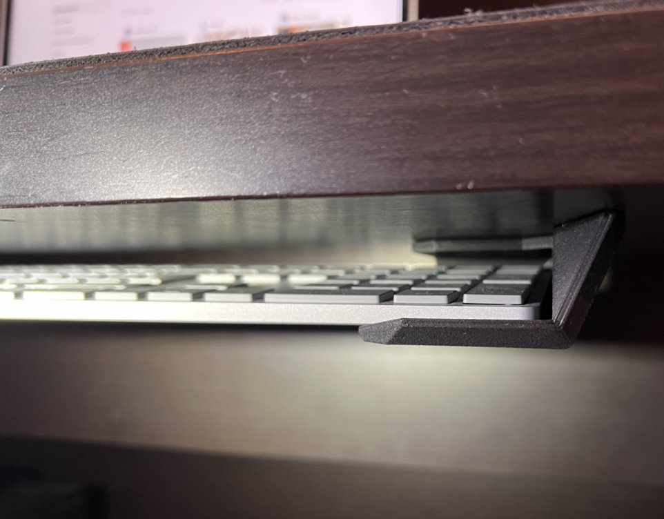 Keyboard Under Desk Holder / Mount / Brackets by s.e.b. | Download free ...