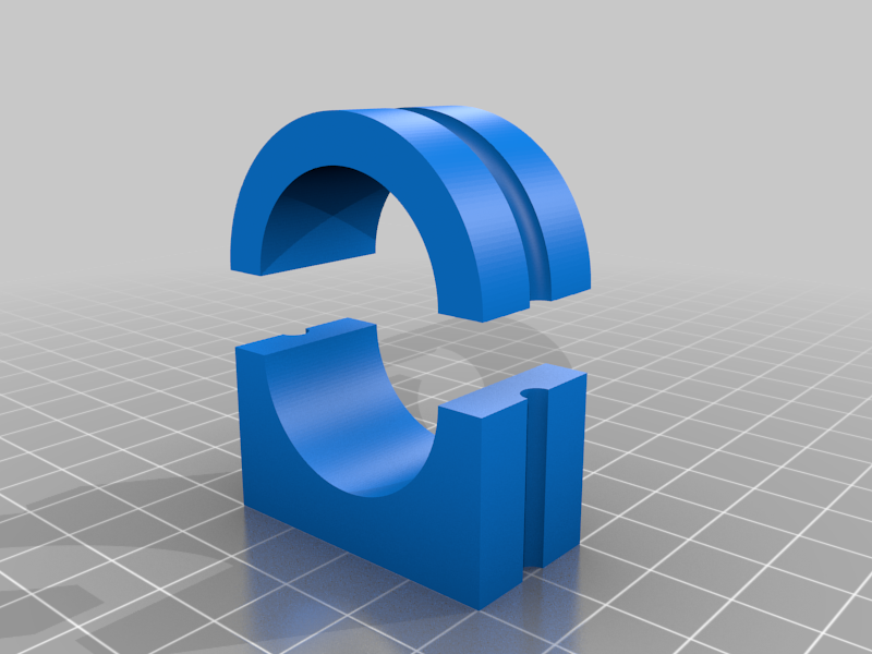 U-bolt Saddle for 1.7" Rollbar by Scott Doucet | Download free STL model | Printables.com