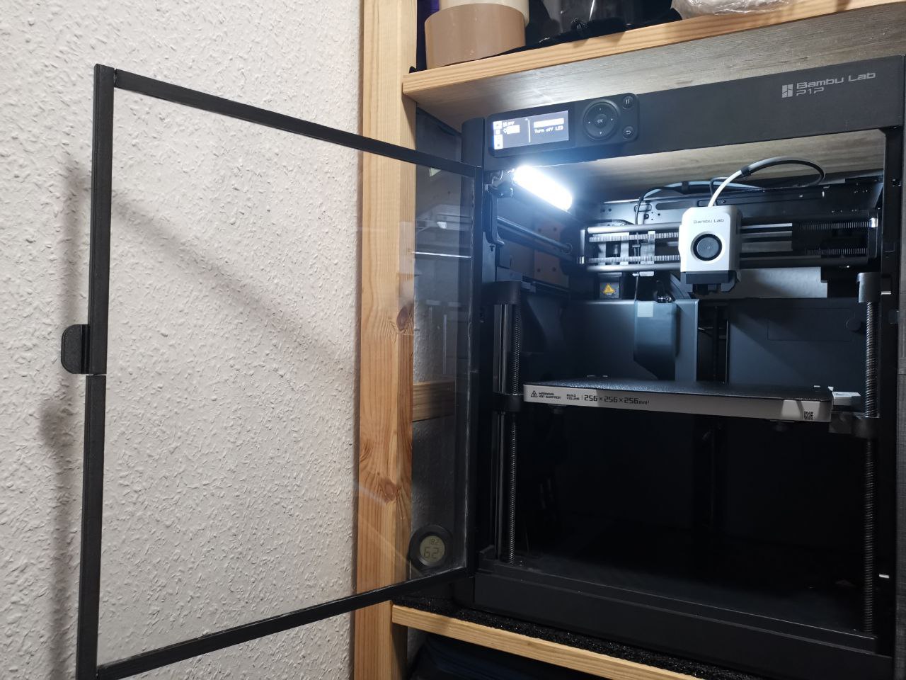Bambu Lab P1P full printable enclosure (door with window Remixe) by ...