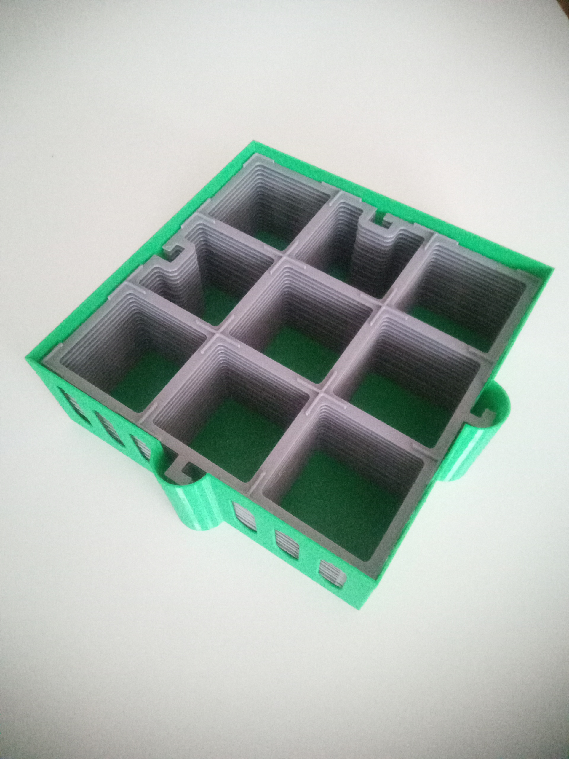 Karak/Carcassonne tile grid box by vhotspur | Download free STL model ...