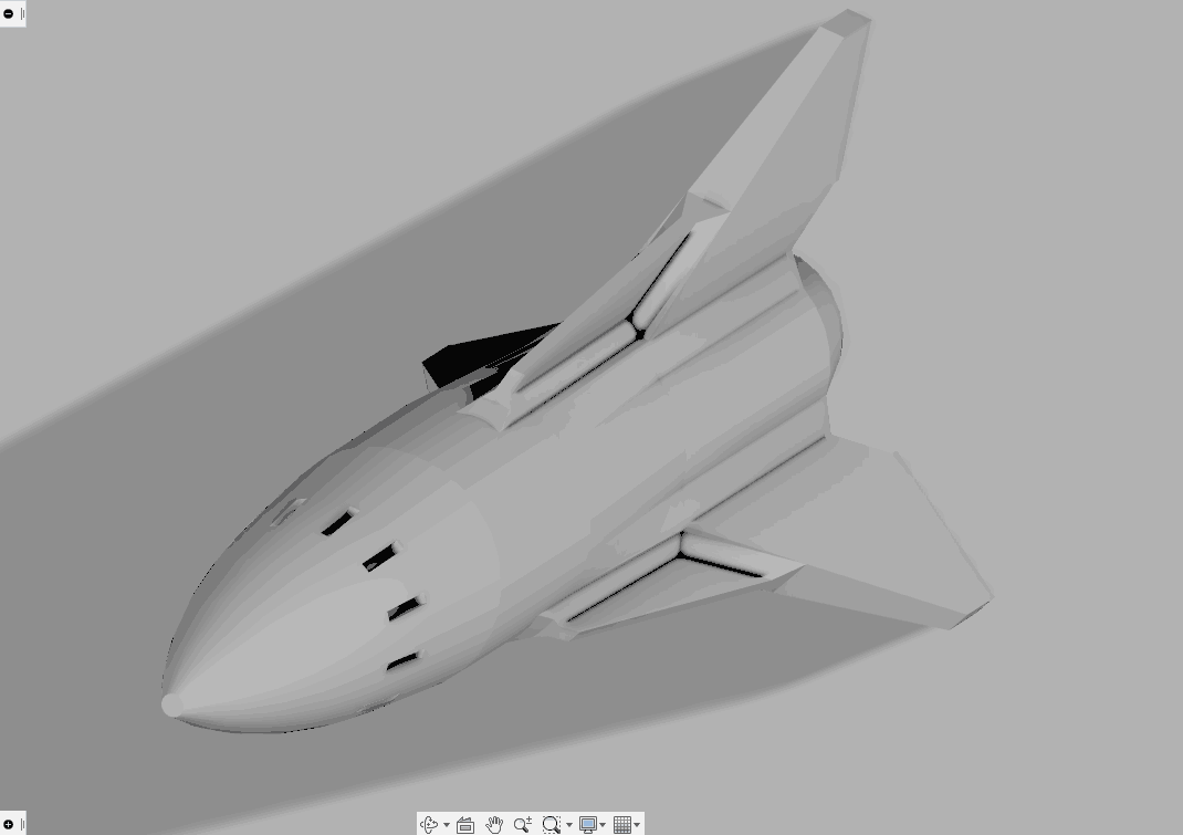 Single print retro space ship by 4XS | Download free STL model ...