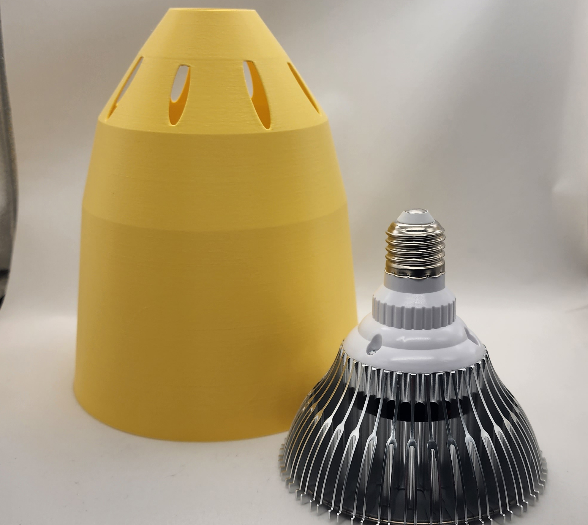 Hanging LED Lamp Shade by Triple G Workshop | Download free STL model ...