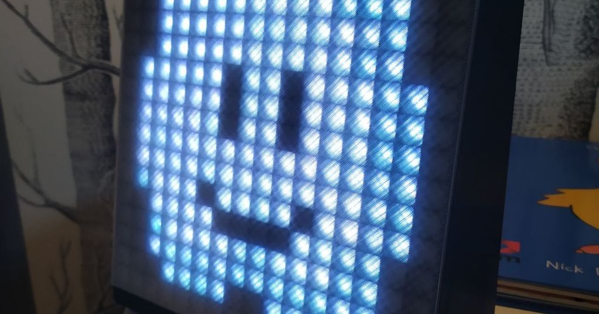 16x16 RGB Neopixel Matrix Stand by dmtinkdev | Download free STL model ...