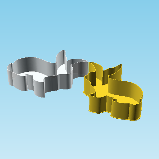 Rabbit 003F, nestable box (v2) by PPAC | Download free STL model ...