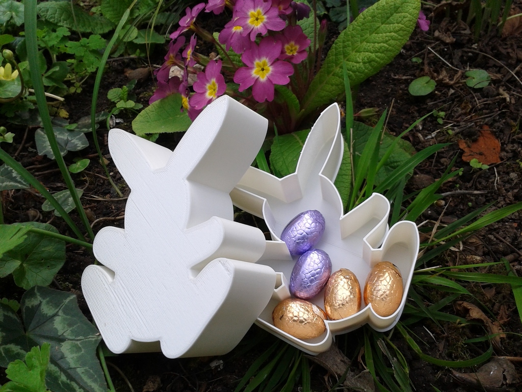 Rabbit 005B, nestable box (v2) by PPAC | Download free STL model ...