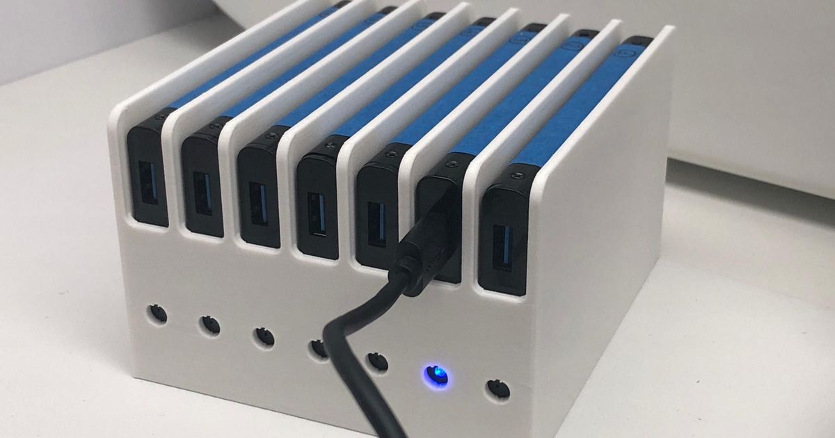 2.5" HDD Case(s) Holder + STEP & Fusion 360 by GP | Download free STL ...