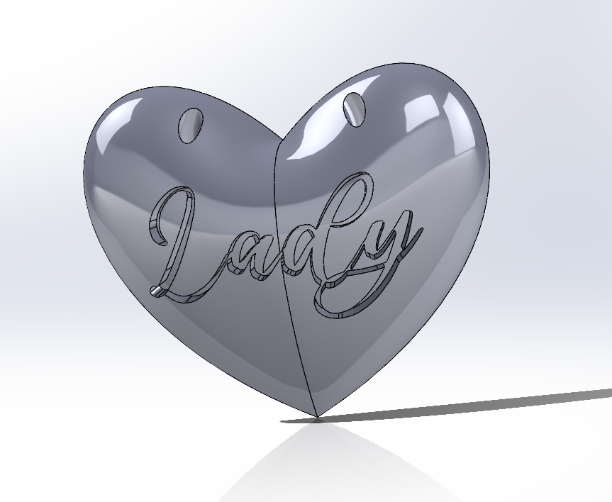 Heart Pendant by HellAlex | Download free STL model | Printables.com