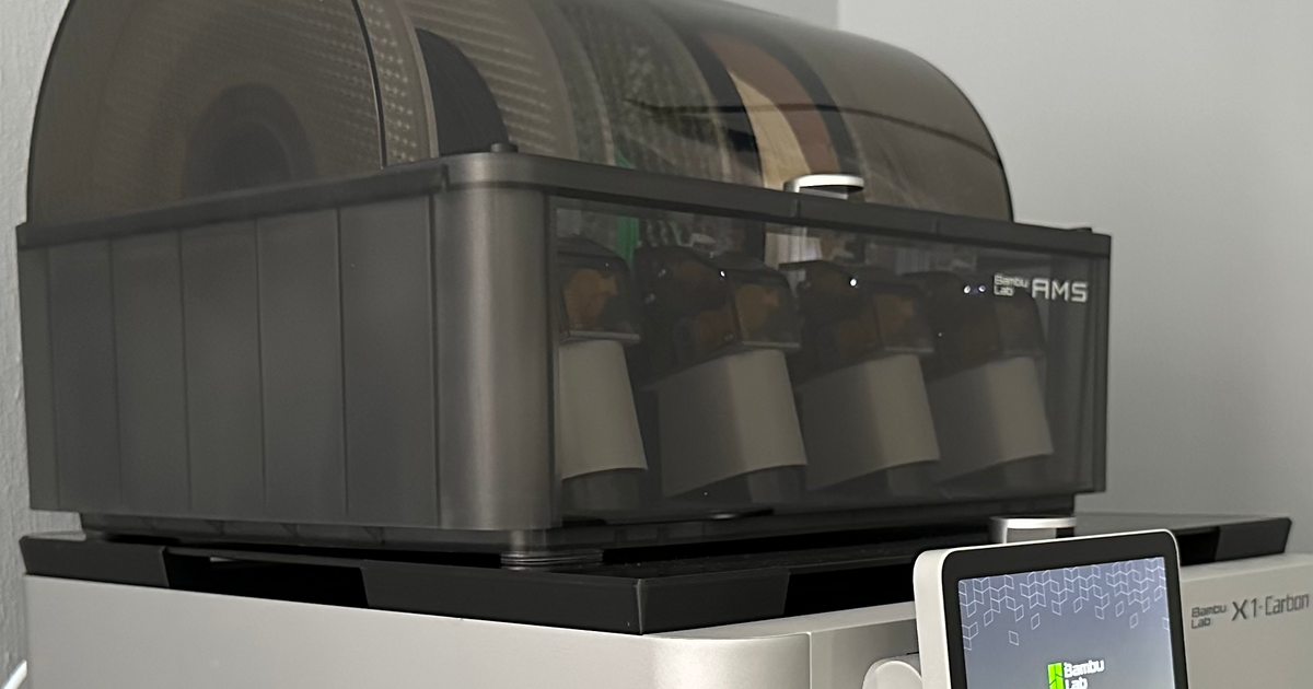 Bambu Lab X1 - Lid Riser Air Vent por kshea12 | Descargar modelo STL ...