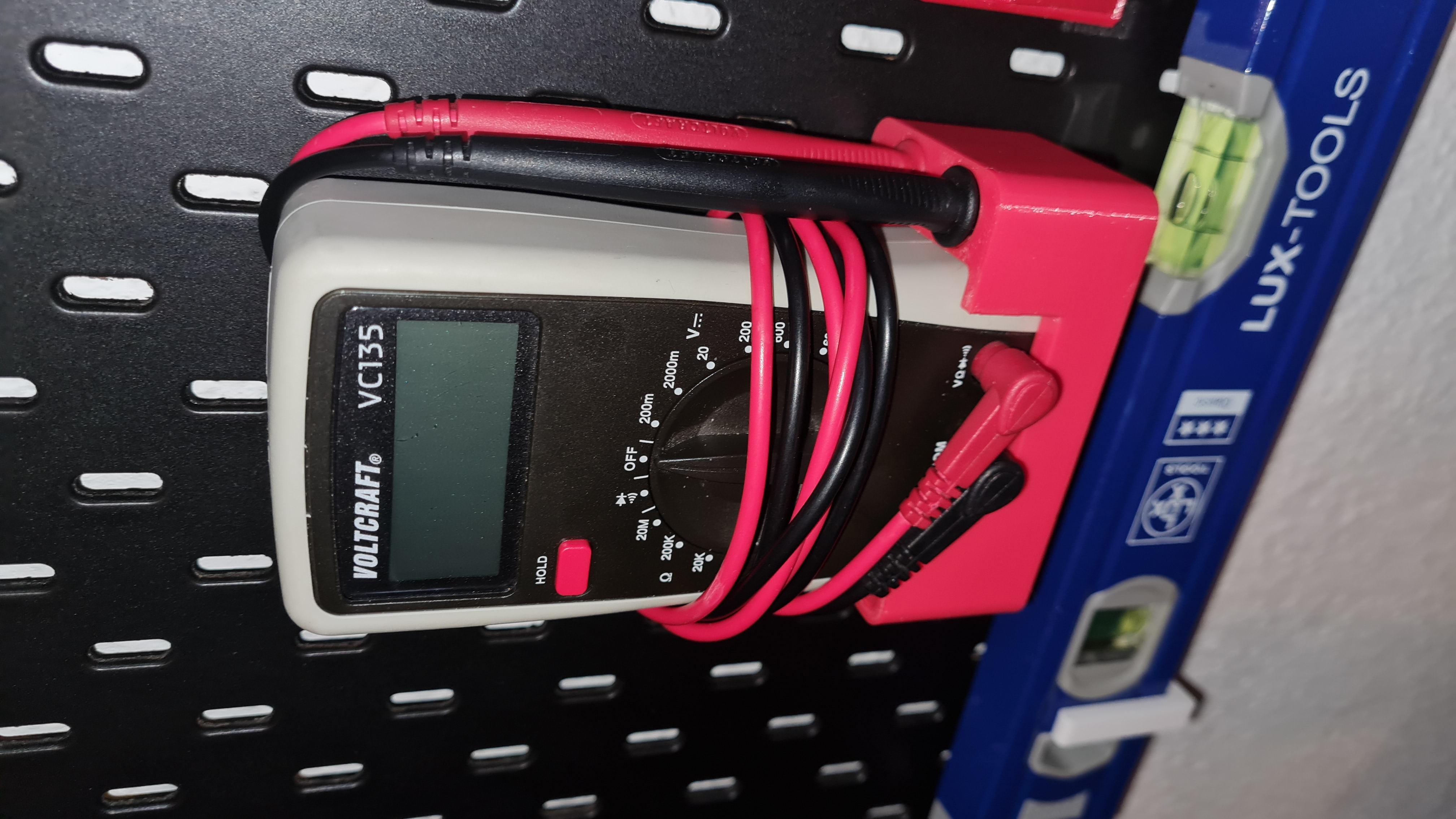 Skadis Mount Voltcraft VC135 Multimeter by soulofdestiny | Download free STL model | Printables.com