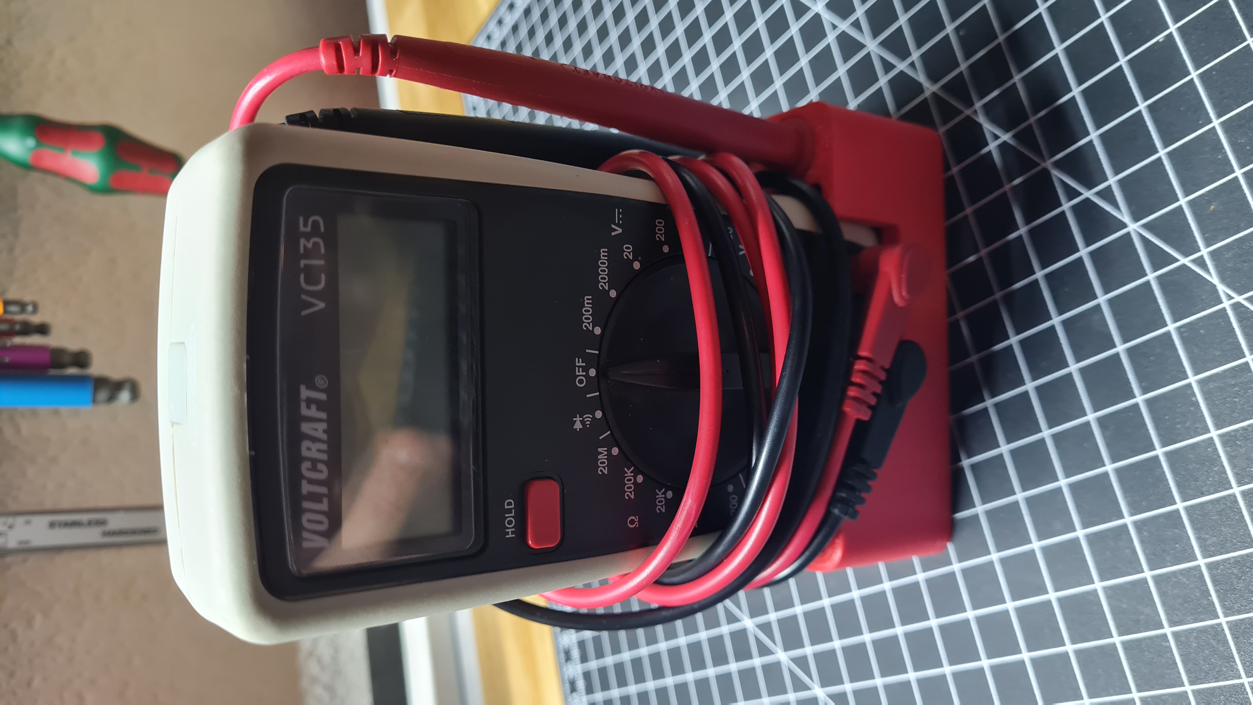 Skadis Mount Voltcraft VC135 Multimeter by soulofdestiny | Download free STL model | Printables.com