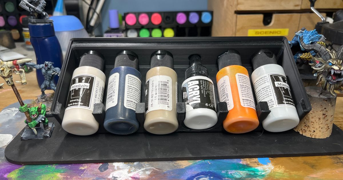 Gridfinity Pro Acryl and Minitaire Stackable Paint Storage by ...