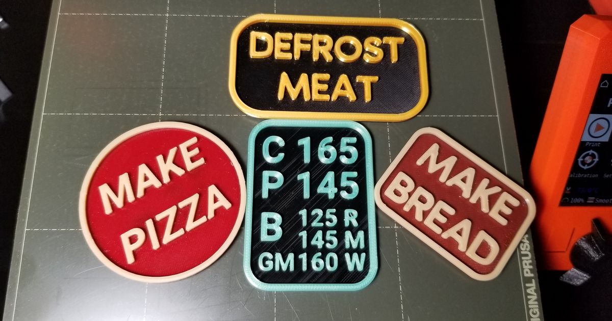 Kitchen Fridge Magnets w/USDA Internal Meat Temperatures (Fahrenheit ...