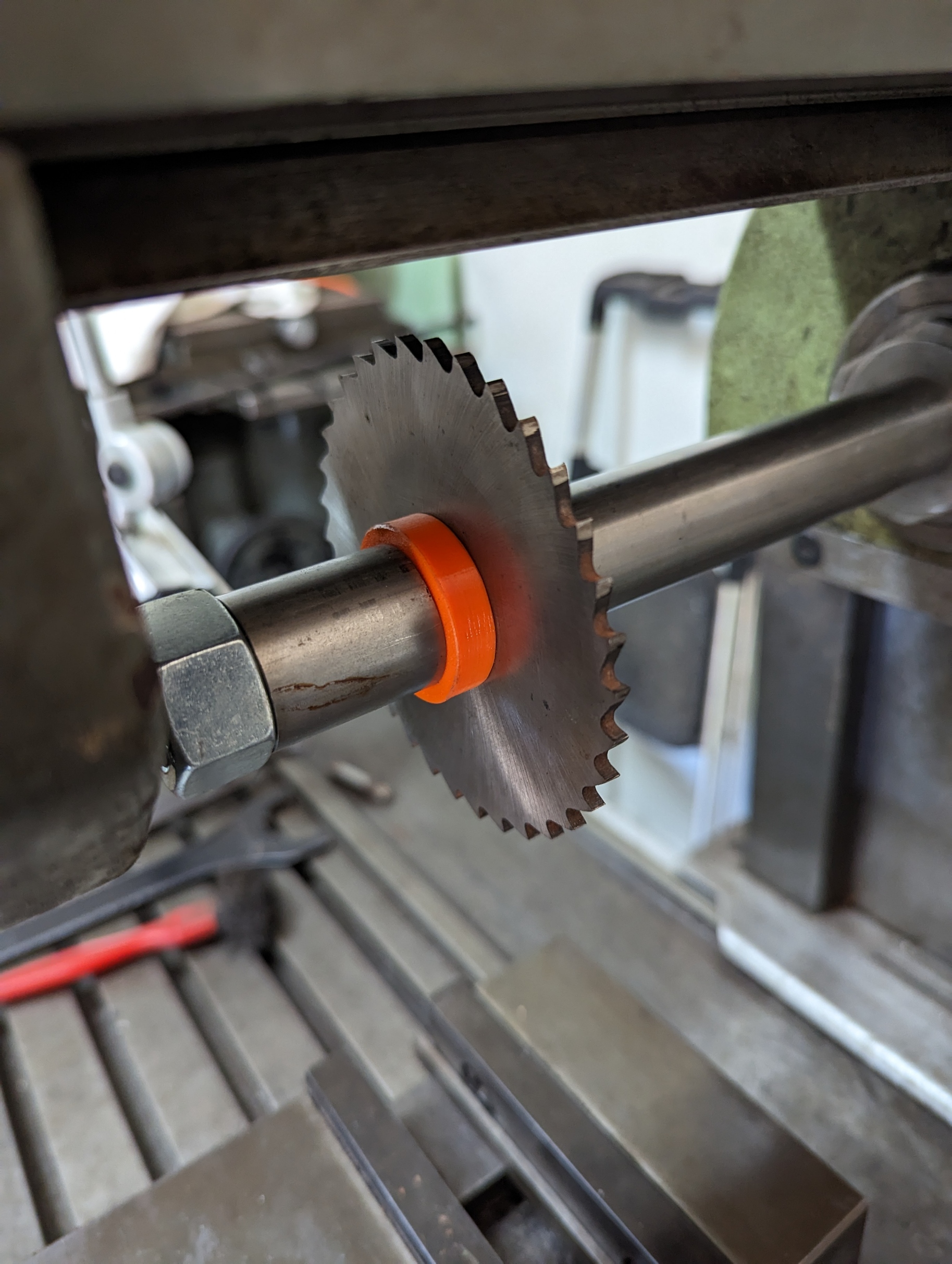 Horizontal Mill spacer 1" shaft by Karim | Download free STL model ...