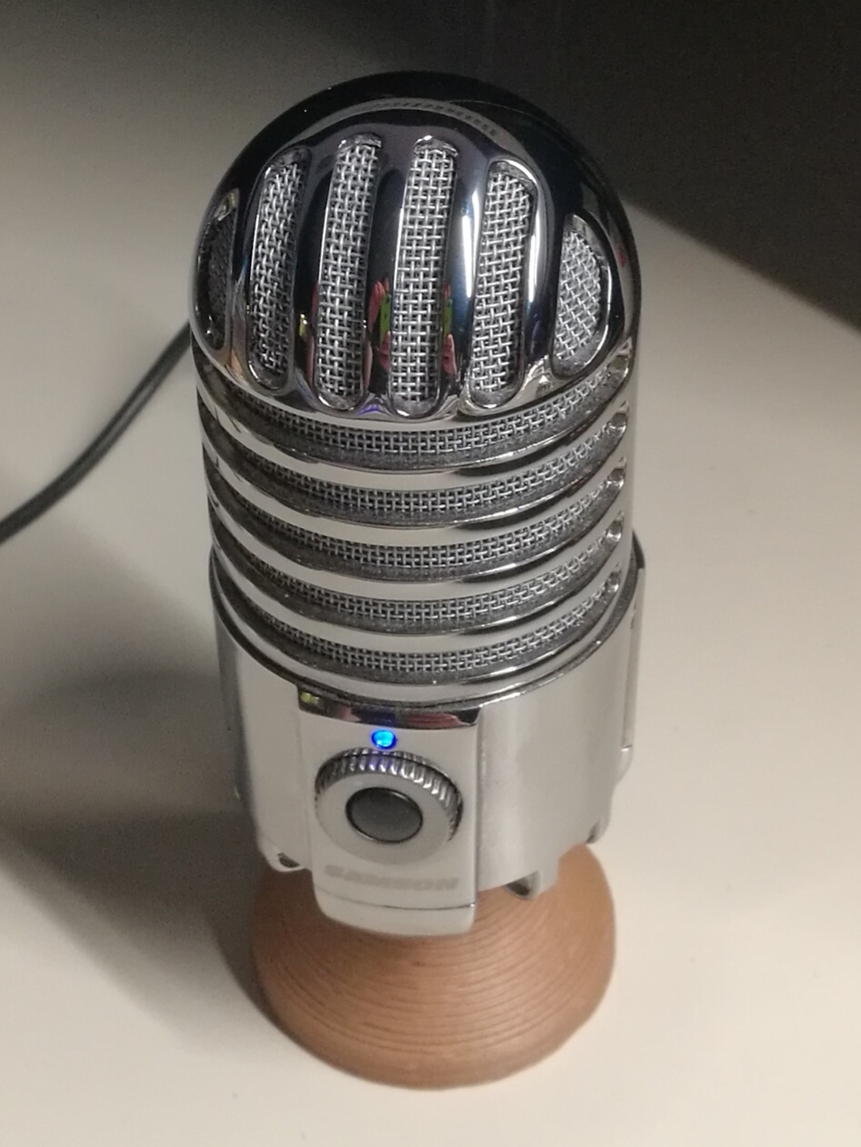 Small Desktop Mic Stand for Stand or Boom Arm-Compatible Microphones by ...