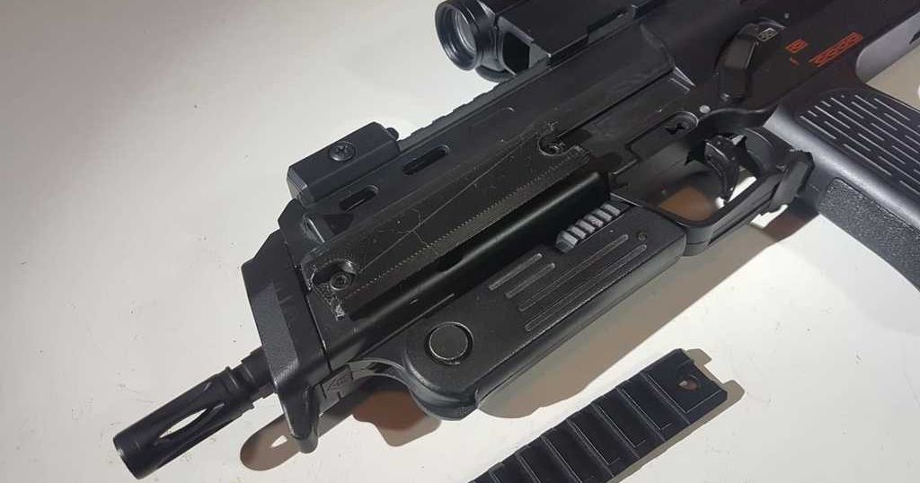 H&K MP7 Solid Rail by Kenny "XDr4g0nX" Verhoeven | Download free STL ...
