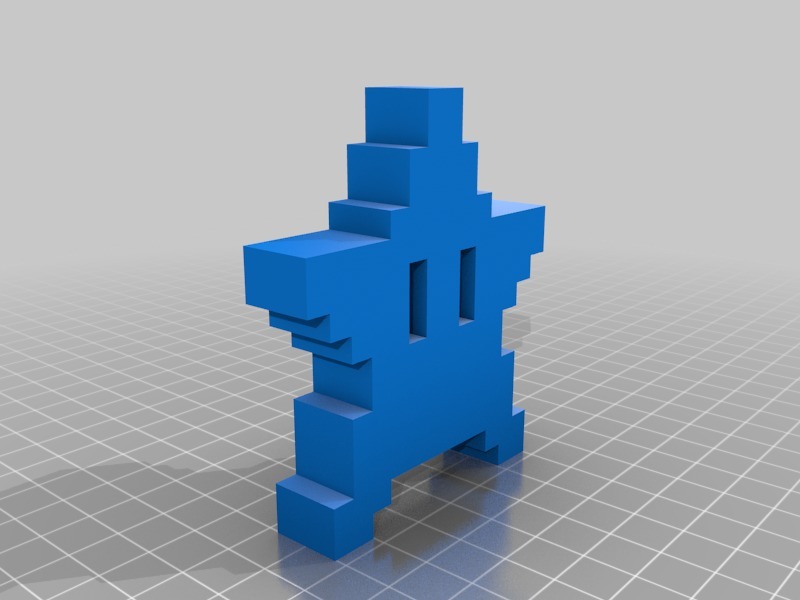 8-Bit Mario Star Tree Topper by Kenny "XDr4g0nX" Verhoeven | Download ...