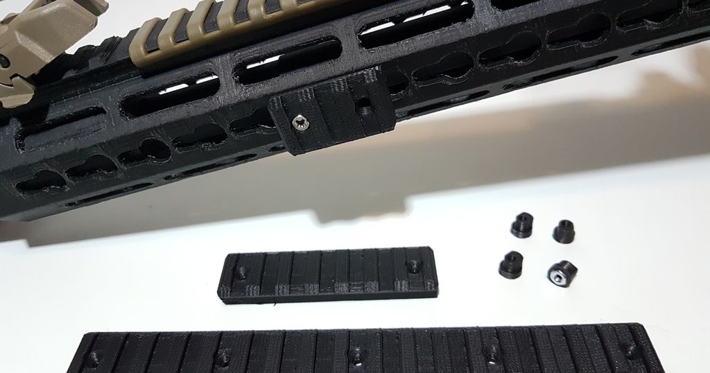 Keymod Rails Segments by Kenny "XDr4g0nX" Verhoeven | Download free STL ...