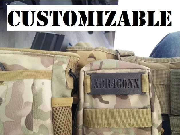 Molle Name Tag - Customizable by Kenny "XDr4g0nX" Verhoeven | Download ...