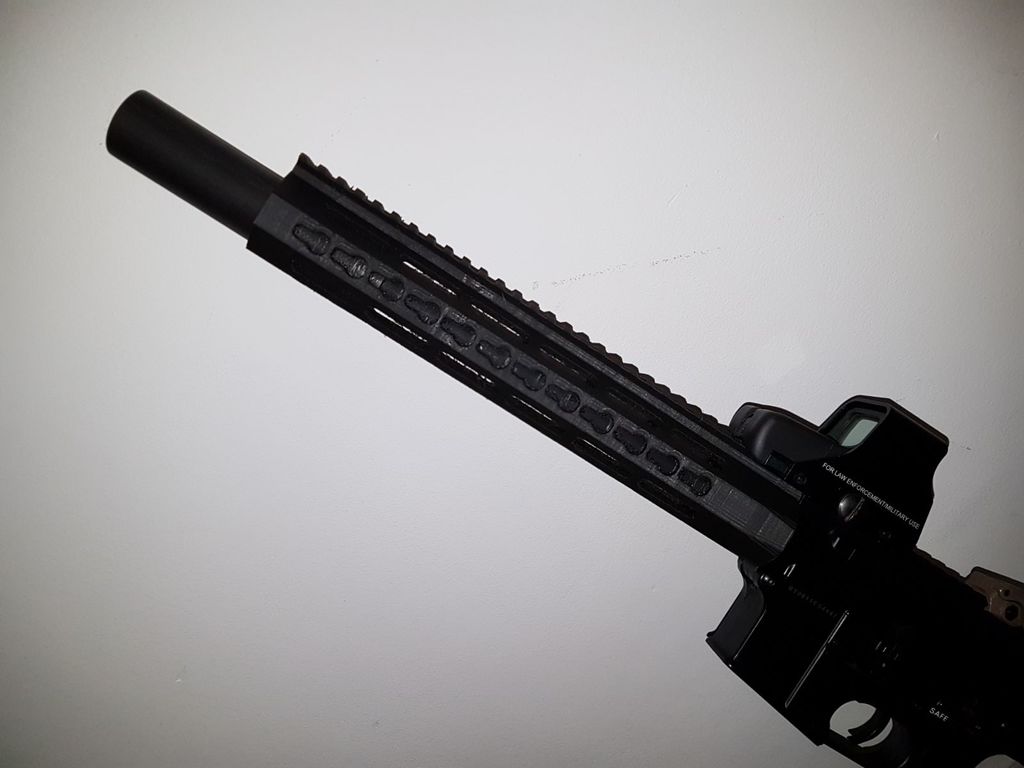 M4 Airsoft RAS Keymod Rail by Kenny "XDr4g0nX" Verhoeven | Download ...
