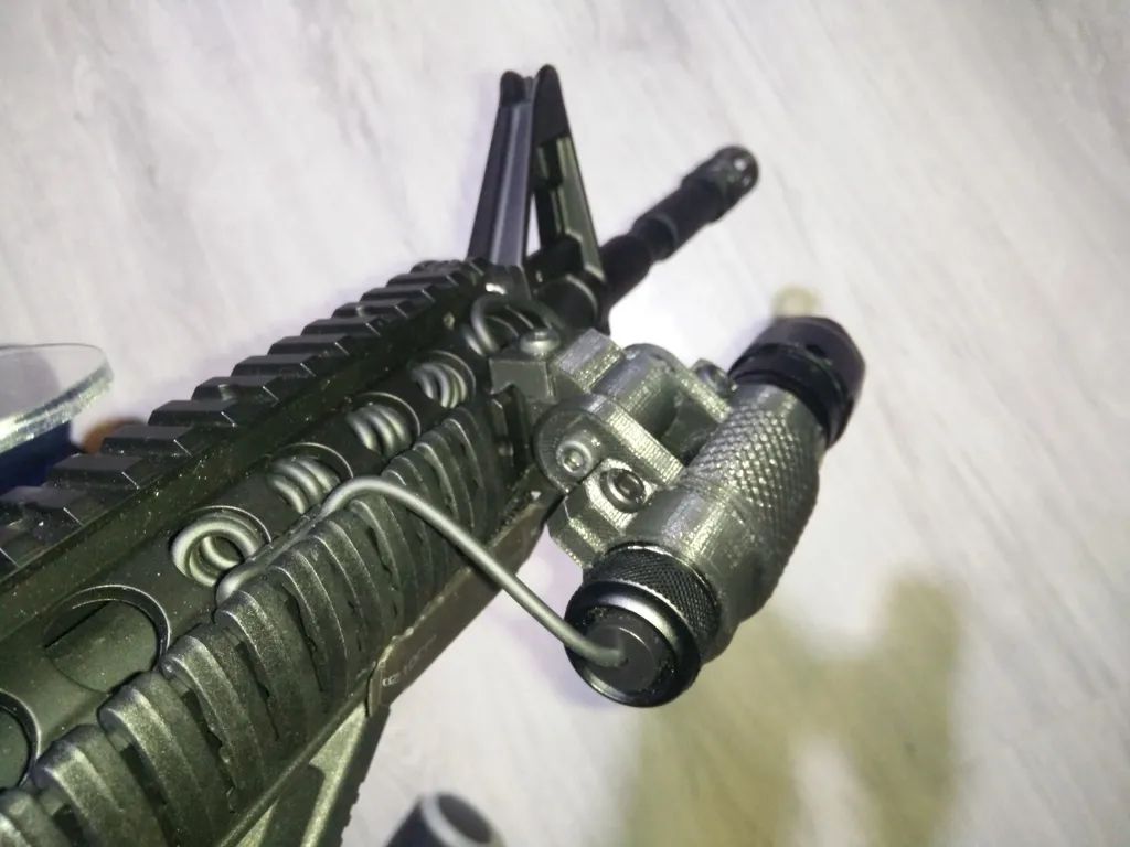24mm Flashlight Picatinny Swivel Mount by Kenny "XDr4g0nX" Verhoeven ...