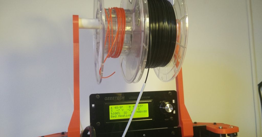i3 8mm Acrylic Frame Spool Holder by Kenny Verhoeven | Download free ...