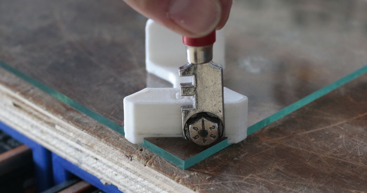 Glass Corner Guide by Makergal3D | Download free STL model | Printables.com