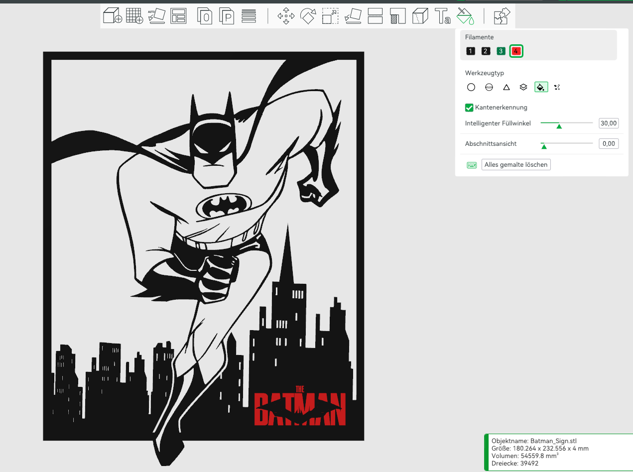 The Batman Gotham + Logo by CLOUDLR | Download free STL model ...
