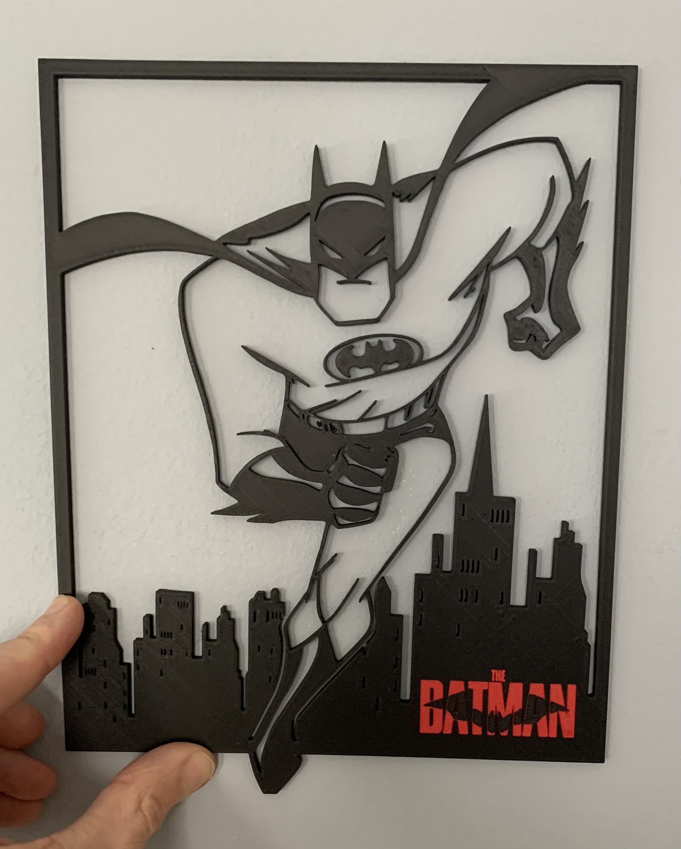 The Batman Gotham + Logo by CLOUDLR | Download free STL model ...