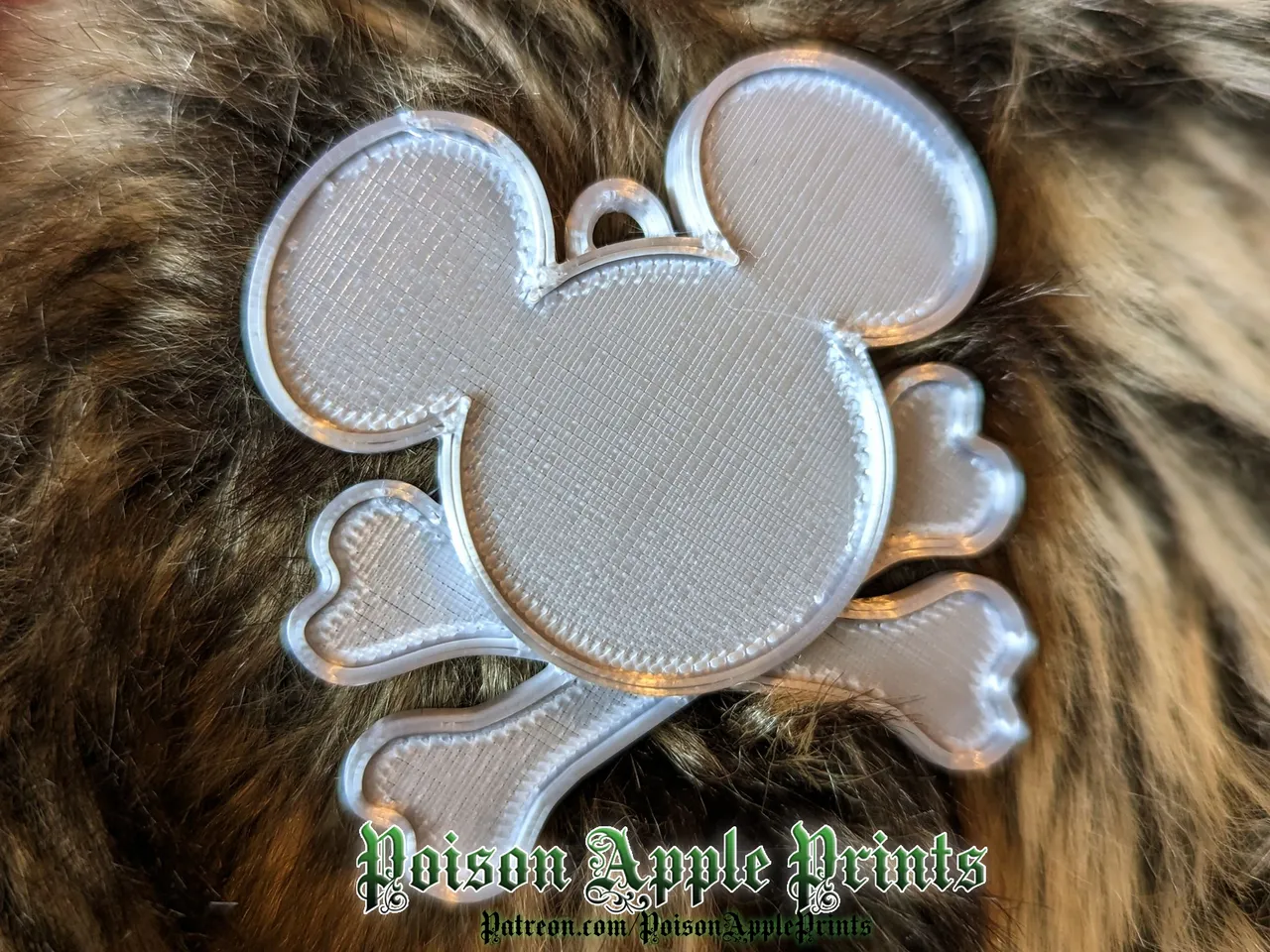 Disney Minnie Mickey Mouse and Crossbones Dog Tags / Keychains by ...