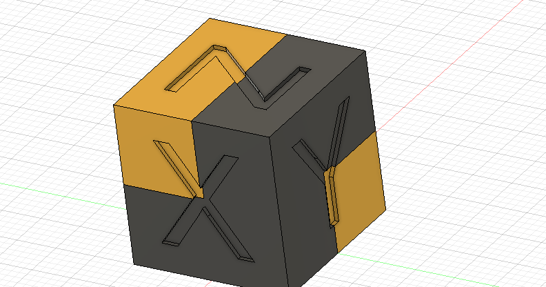 test cube for dual extruder by KONEz*347 | Download free STL model ...