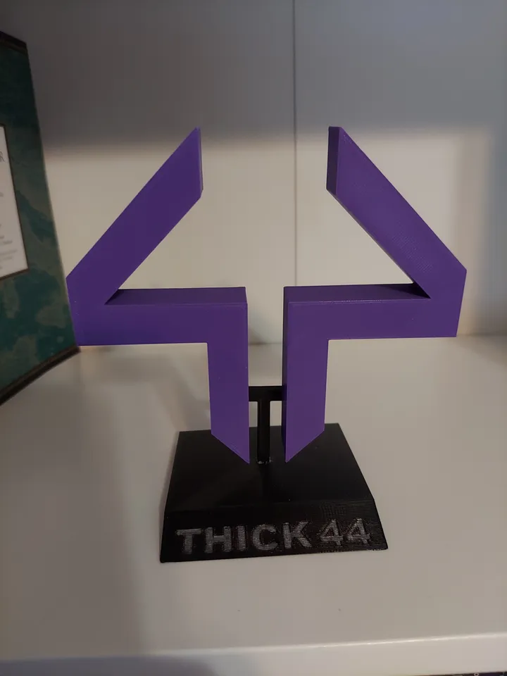 Thick44 logo by Really Big Robots | Download free STL model ...