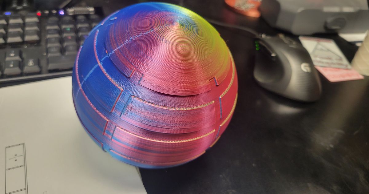 Spherical Orb of Containment by How2Texan | Download free STL model ...