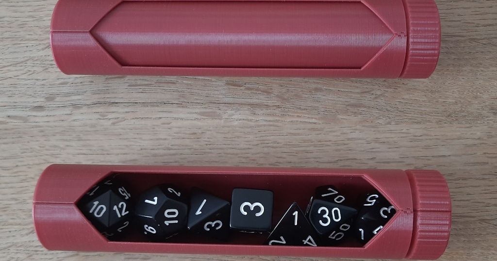 minimalistic twist dice tube (vase mode) von DrJones | Kostenloses STL ...