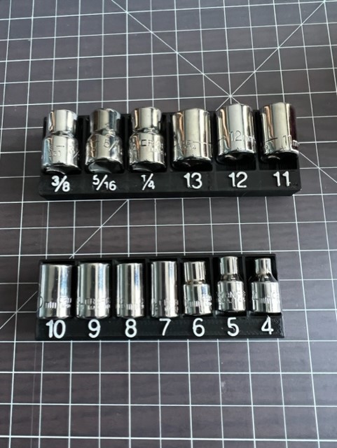 Parametric Socket Organizer Tray by Scott Braskett | Download free STL ...