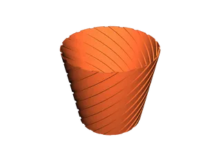 spiral plant pot by Blackbird | Download free STL model | Printables.com