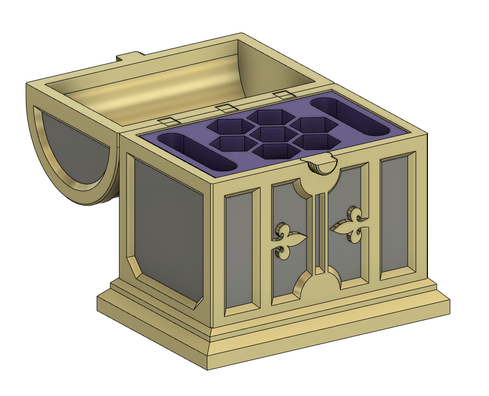 Luxurious Chest Dice Box by Euan Todd (PrintCastandRoll) | Download ...