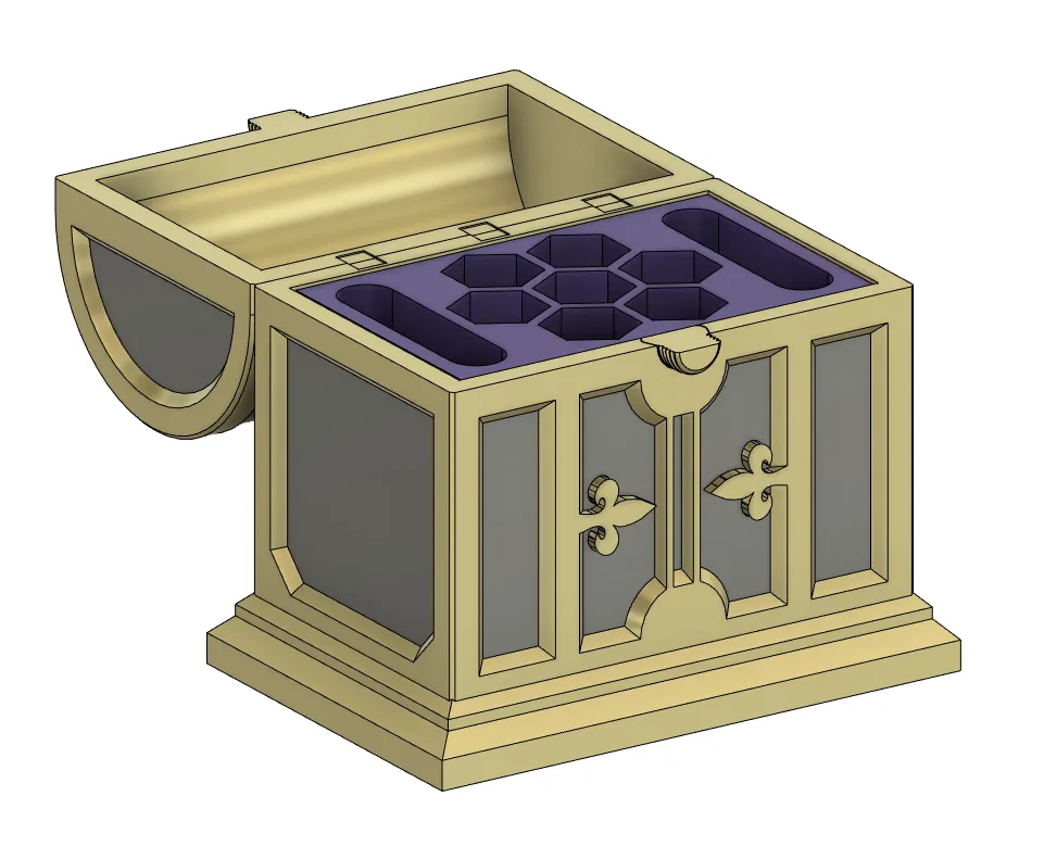Luxurious Chest Dice Box by Euan Todd (PrintCastandRoll) | Download ...
