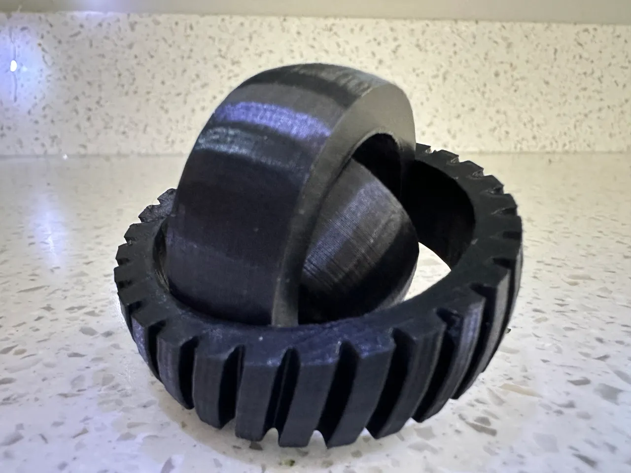 3D Printed Fidget Toy - Set of Rotating Rings by LilFish06 | Download ...