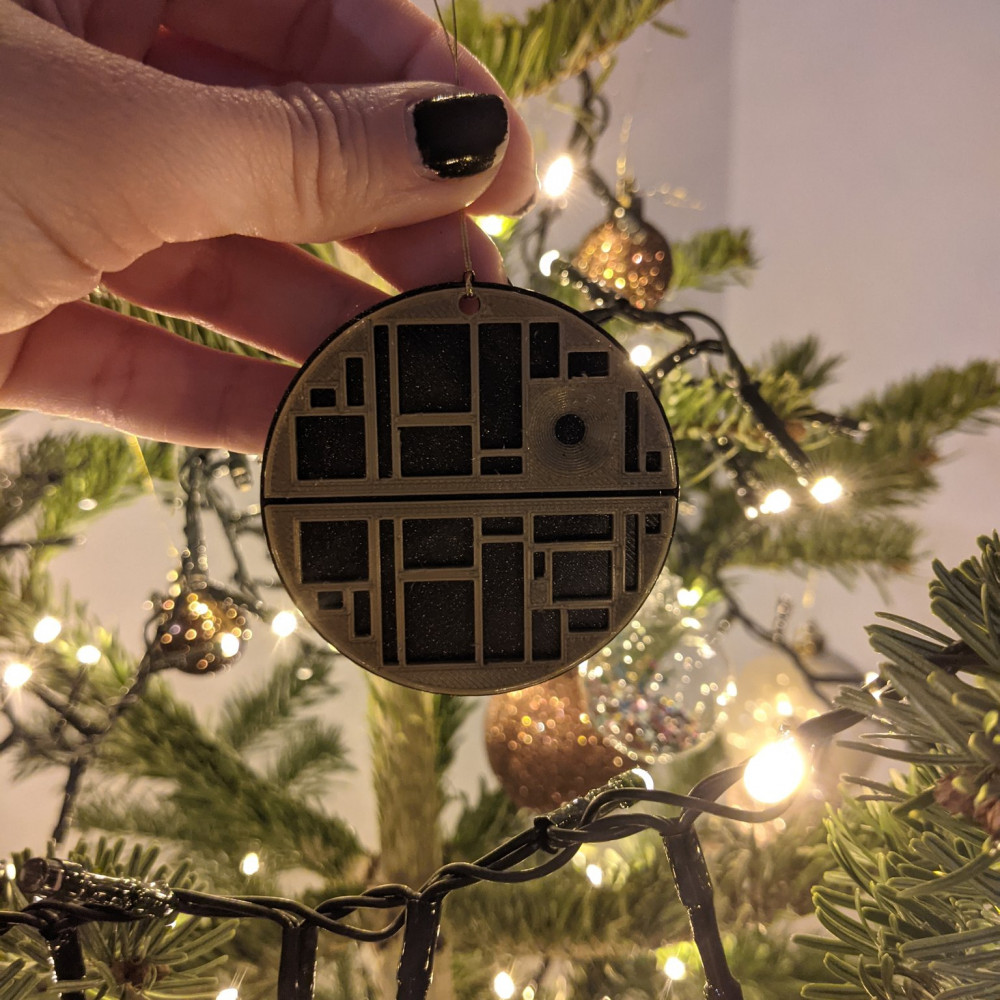Death Star Keychain / Ornament by Erika Heidi | Download free STL model ...