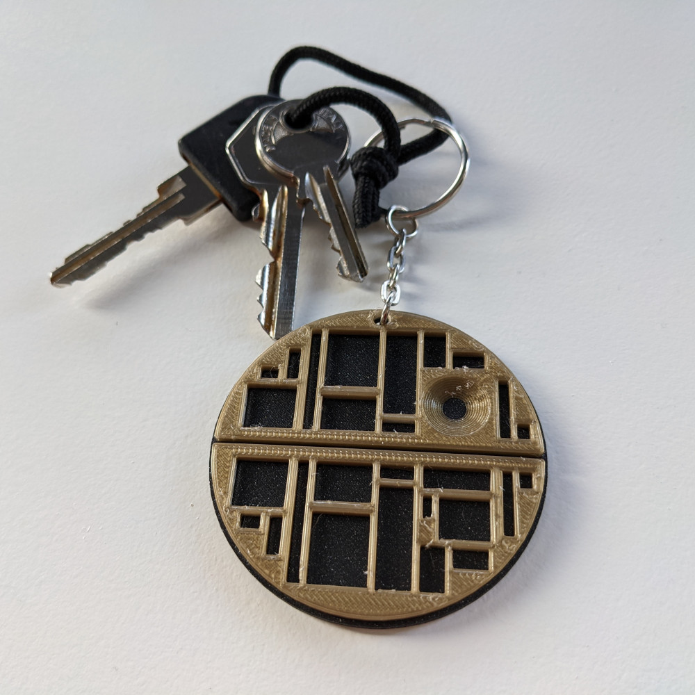 Death Star Keychain / Ornament by Erika Heidi | Download free STL model ...