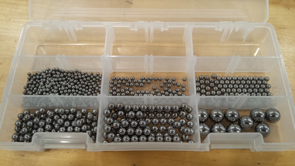Small steel ball sorting boxes by NeilR | Download free STL model ...