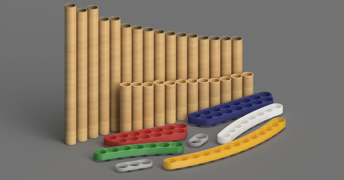 Daphnis - A 3D Printable Pan Flute by DSpecter | Download free STL ...